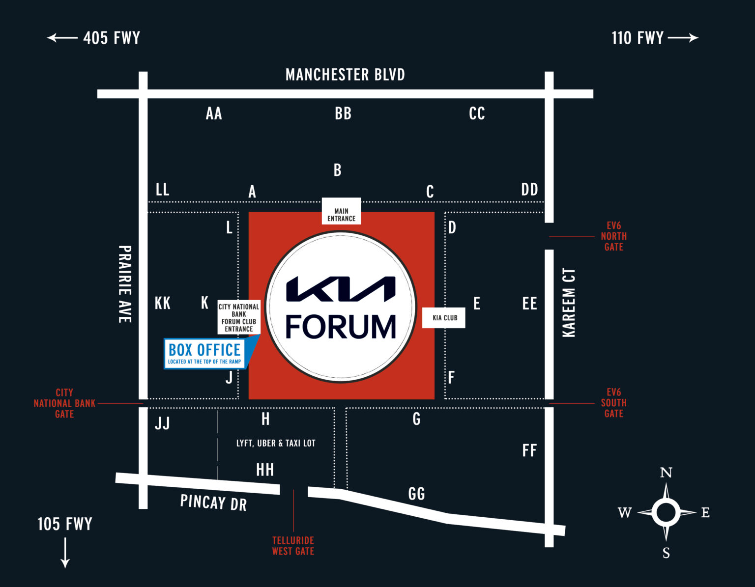 Stadium Parking - Kia Forum